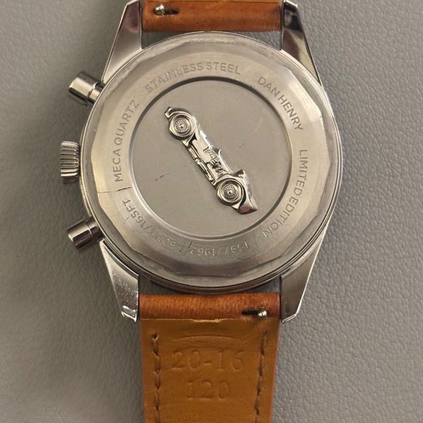 Dan Henry 1962 Racing Chronograph Panda Mecha Quartz Men's Watch ...