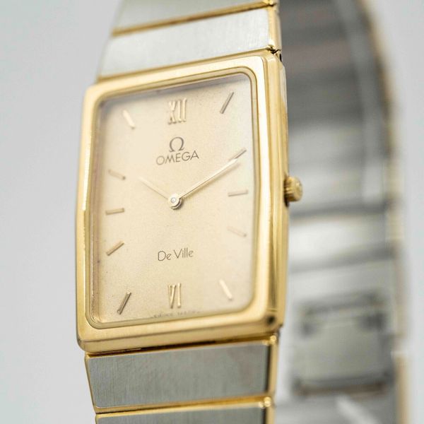 **RARO** Orologio Uomo Vintage OMEGA De Ville Cal.1455 Quarzo Oro ...