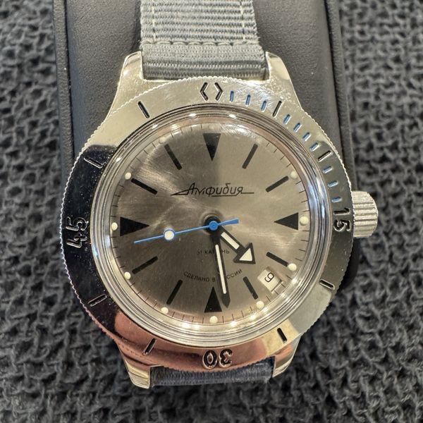 Vostok Amphibia 120849 Watch Military Diver Mechanic Automatic US ...