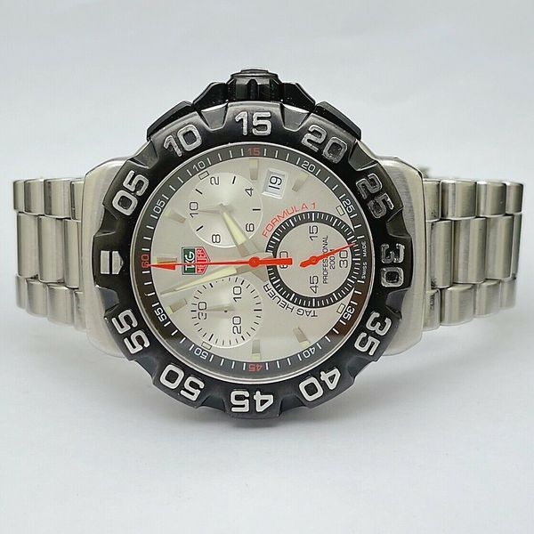 Tag Heuer Formula 1 Collection Chronograph Quartz 41mm Watch CAH1111 ...