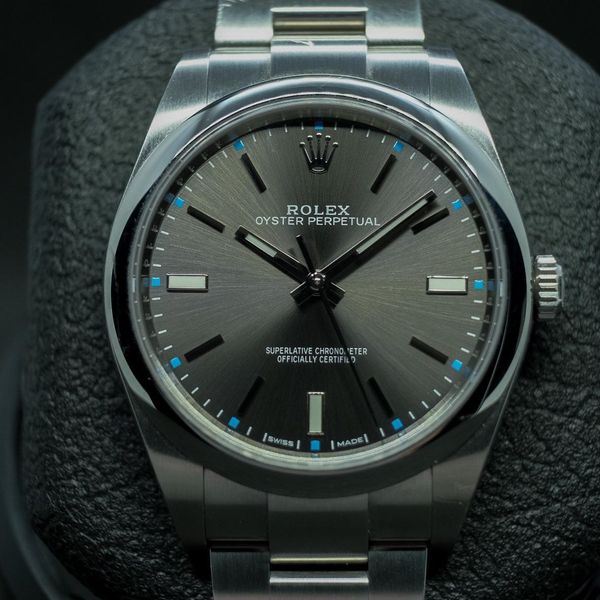 [WTS]Rolex Oyster Perpetual 39mm aka OP39 with Rhodium dial ref 114300 ...