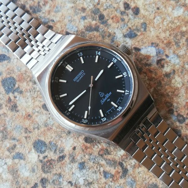 Men's Vintage Seiko Silverwave Quartz JDM 7121 7020 Screw Down Crown ...