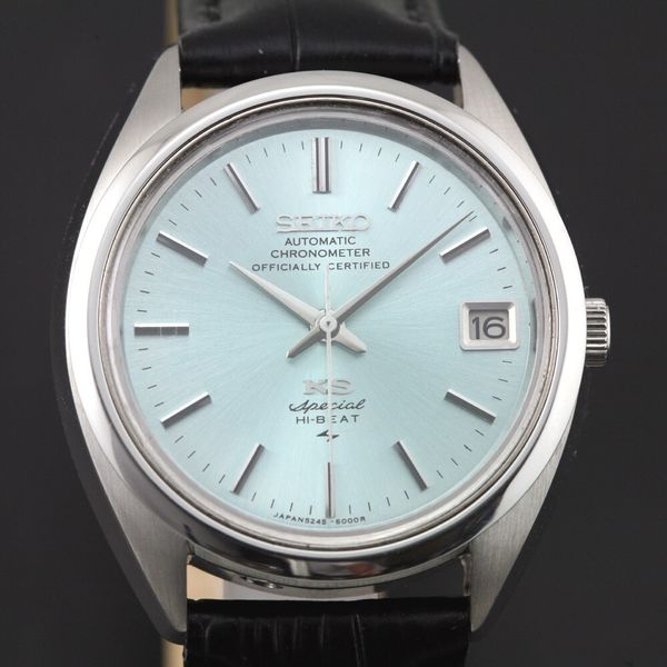 KING SEIKO CHRONOMETER KS Special 5245-6000 Ice Blue Men`s Watch ...