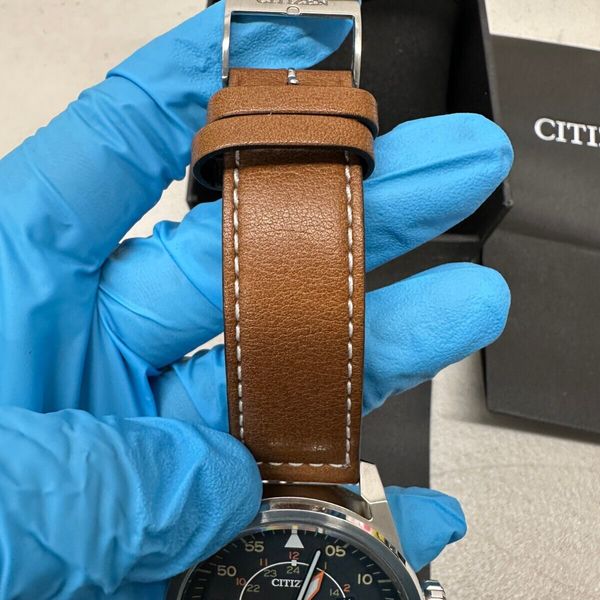 Citizen Avion Dark Grey Dial Men's Eco Drive Watch AW1361-10H NEW ...
