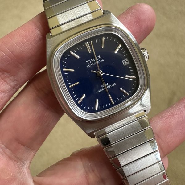 FS : Timex E-Line Reissue, Blue | WatchCharts Marketplace