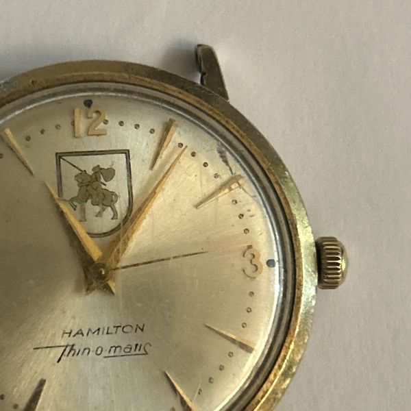 Hamilton Thin-O-Matic 10K Gold Filled Bezel Watch WORKS | WatchCharts ...