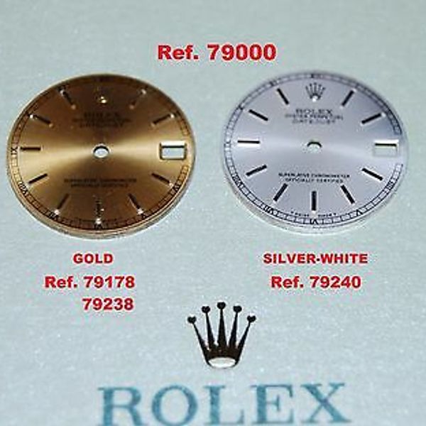 Original Rolex Lady's Size Dial (Gold or Silver), Cases 31mm, Oyster ...