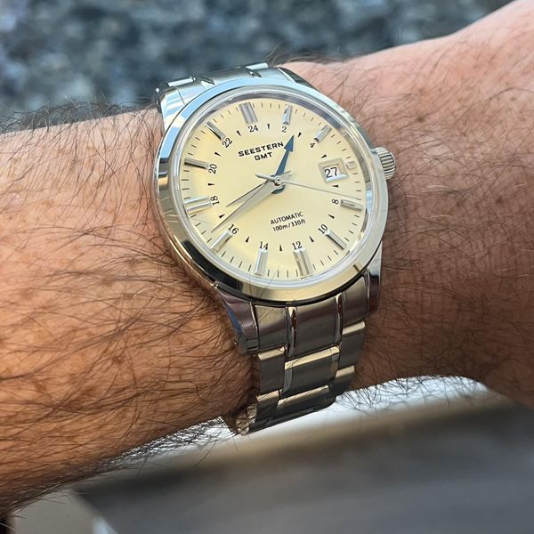 [WTS] Seestern S446 GMT - Cream Dial (Grand Seiko homage) | WatchCharts ...