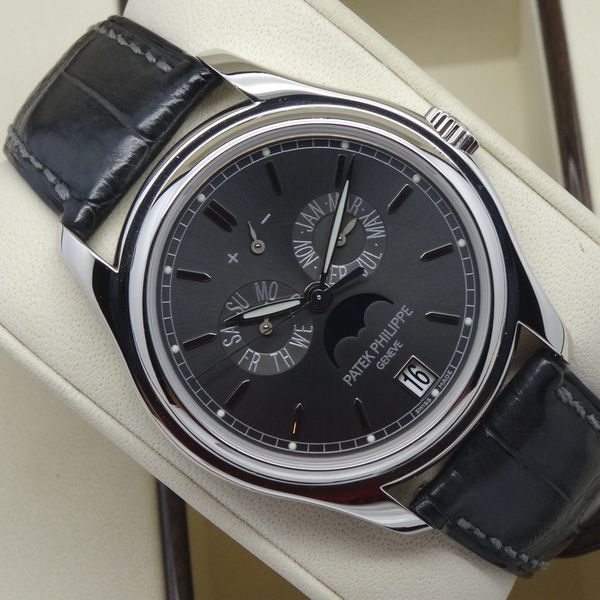 FSOT: Patek Philippe Annual Calendar 5146P-001 PLATINUM Grey Dial MINT ...