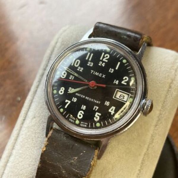 Timex Pilot/Aviator Military M25 Vintage 1976 Menâ s Watch, Working ...