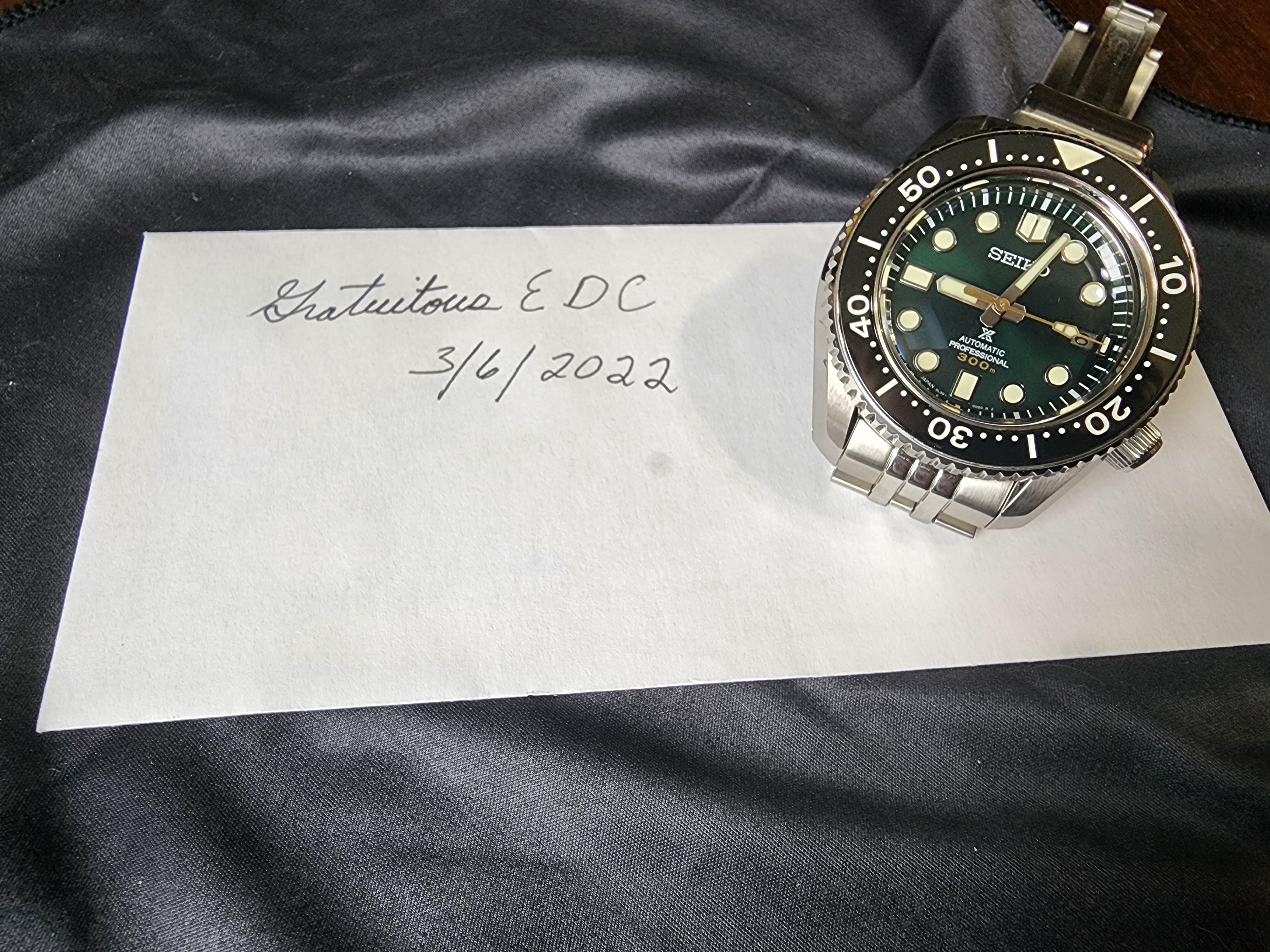 [WTT/WTS] Seiko Sla047 mm300 full kit with added strap code jubilee ...