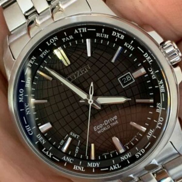 CITIZEN Eco Drive Worldtime Mens Watch (BX1000-57E) | WatchCharts