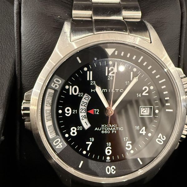 [WTS] Hamilton Khaki Navy GMT Auto | WatchCharts Marketplace