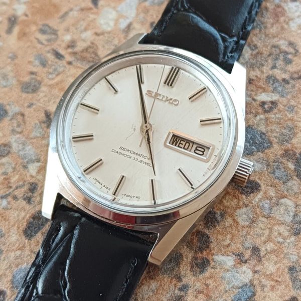 Vintage Seiko Seikomatic-P 33 Jewels 5106 7000 December 1966 ...