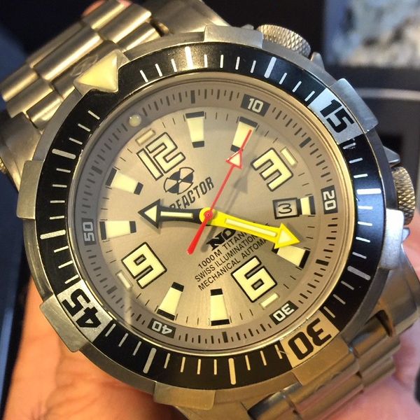 FS: Reactor Poseidon Limited Editon Titanium Automatic Silver 54902 ...