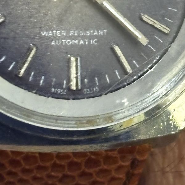 Vintage Blue Dial Timex Automatic Watch. 1975. Working & Good Condition ...