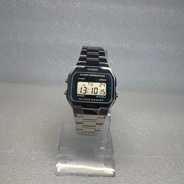 CASIO ALARM CHRONOGRAPH WATCH SILVER A163W. | WatchCharts Marketplace
