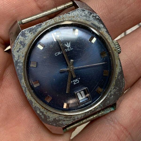Vintage Cronel "25" Swiss jewel hand wind watch | WatchCharts Marketplace