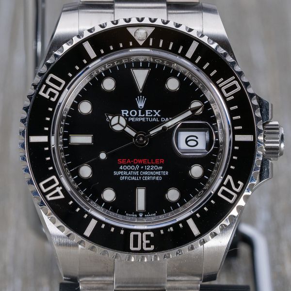 FS: Rolex Sea-Dweller Deepsea Diver 43 mm Black Dial Red Letters 2021 ...