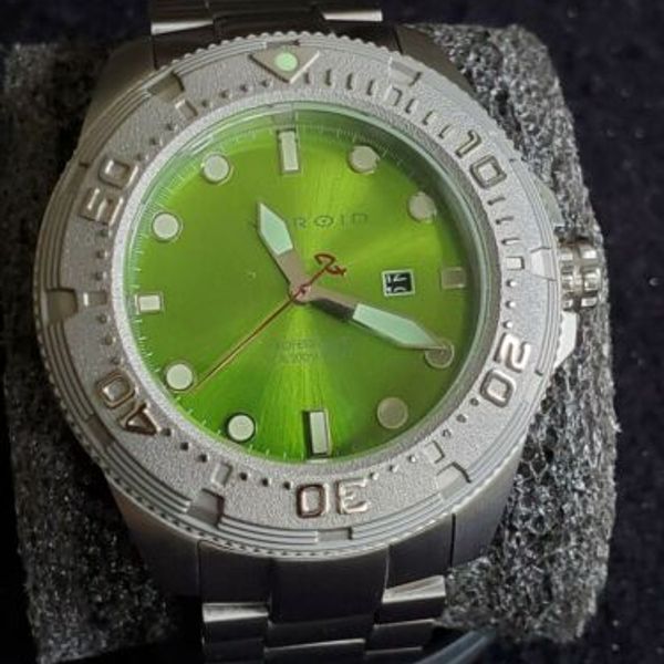 men's watch Android Divemaster #AD824 green dial | WatchCharts Marketplace