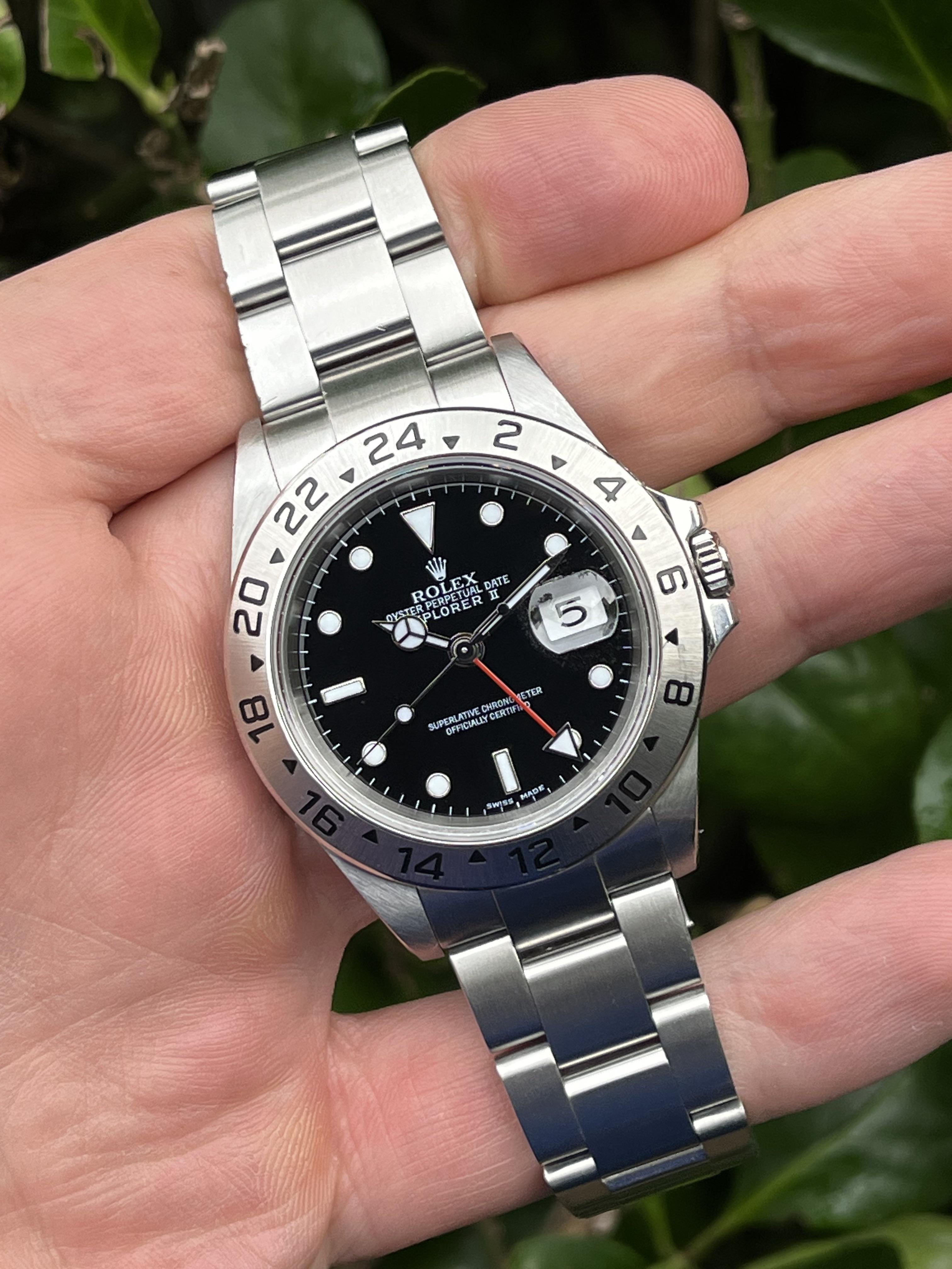 Rolex Explorer Ii Wrist Shot