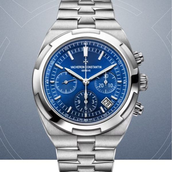 VC Overseas Chronograph Blue Dial [Brand New 2023] | WatchCharts ...