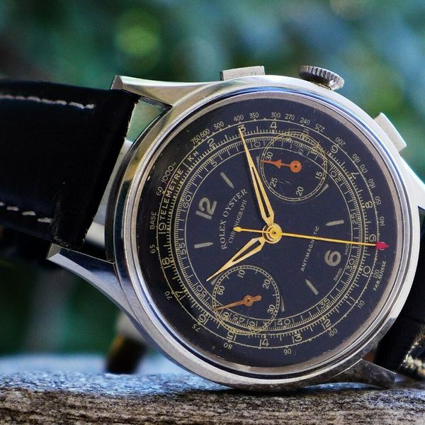 ROLEX CHRONOGRAPH ORIGINAL DIAL MODIFIED VALJOUX 23 MOVEMENT SOLID ...