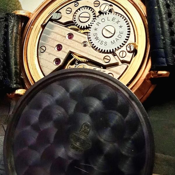VINTAGE ROLEX MARCONI MANUAL MECHANICAL FULLY RESTORED 37mm WATCH from ...