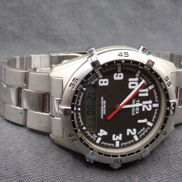 Men's TIMEX Analog / Digital Watch w/ New Battery - Works Great ...