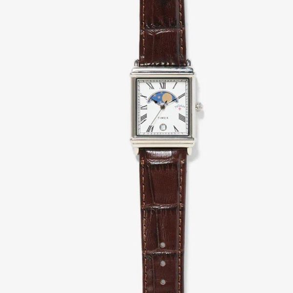 Noah x Timex Moon Phase Watch Brown/Steel - Brand New Leather Strap ...