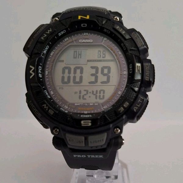 Casio Protrek PRG240B Triple Sensor Tough Solar Multifunction Watch ...