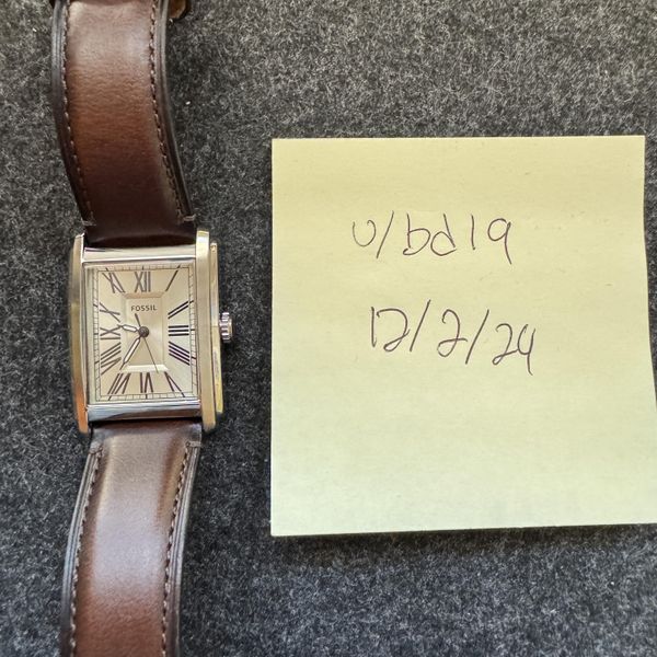 [WTS] Fossil Carraway Three-Hand Brown Leather Watch | WatchCharts ...
