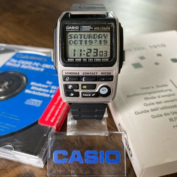 RARE Vintage Casio BZX-20 PC Unite Digital Watch with Manual and ...
