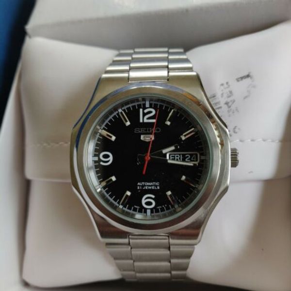 EXCLLENT SEIKO 5 STAINLESS STEEL 21 JEWEL SNKK59 SEIKONAUT ROYAL OAK ...
