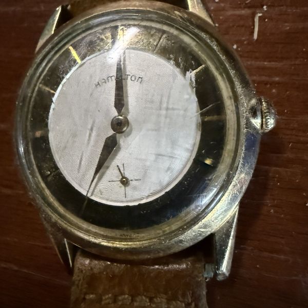 Vintage Hamilton "Arnold" 10K RGP Bezel Mechanical watch 1950s ...