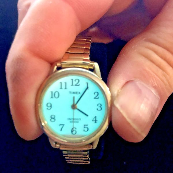 Timex Indiglo WR 30m Gold Tone Women's Watch NEW BATTERY | WatchCharts ...