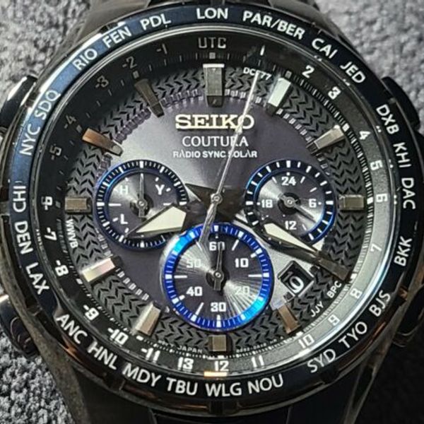 SEIKO SSG021 Coutura Stainless Steel Radio Sync Solar Less Than a Month Old | WatchCharts
