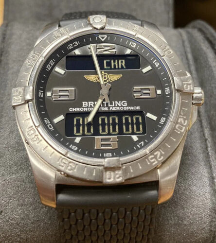 Breitling Aerospace E79362 Multifunction Chronometer + New Strap ...