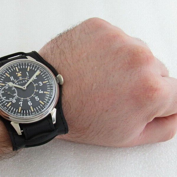 Rolex Laco Aviator Luftwaffe Pilots WWII Vintage Swiss Cal.532 Watch ...