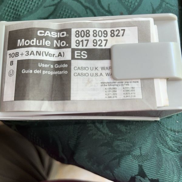 Casio Watch With Case, Instructions & Receipt | WatchCharts Marketplace