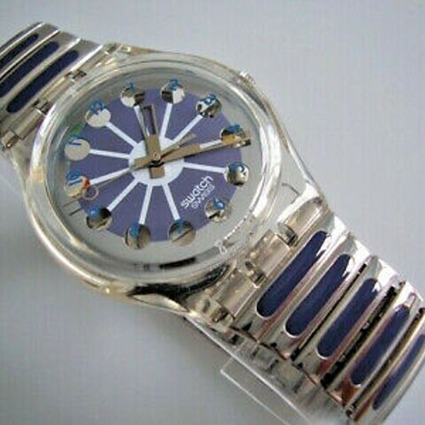 SWATCH GENT-FLEX BLUE SEGMENT -NEW PRODUCT -L- | WatchCharts Marketplace