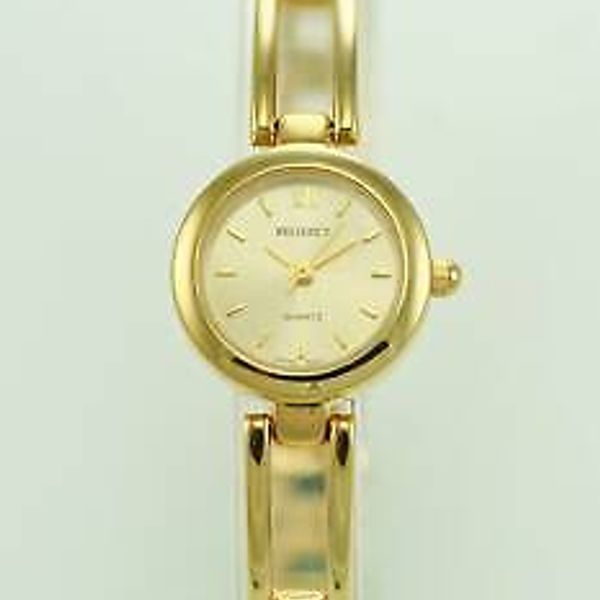 Regency Watch Womens Gold Stainless Steel Water Resistant Battery ...