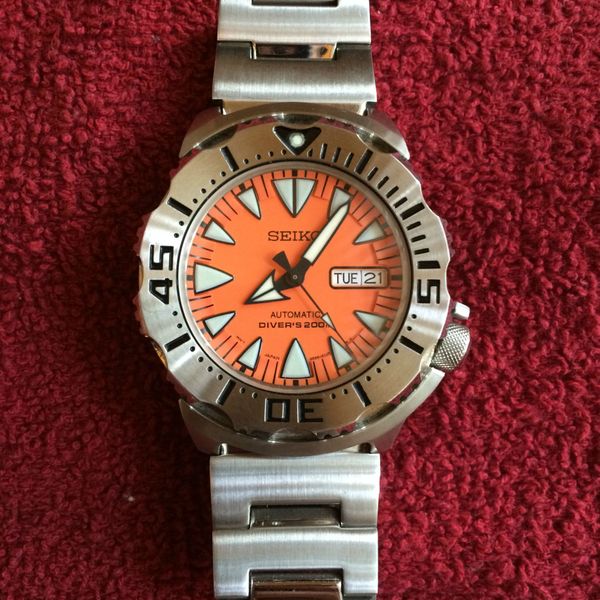 **SOLD** FS: Seiko SRP309 Orange Monster | WatchCharts Marketplace