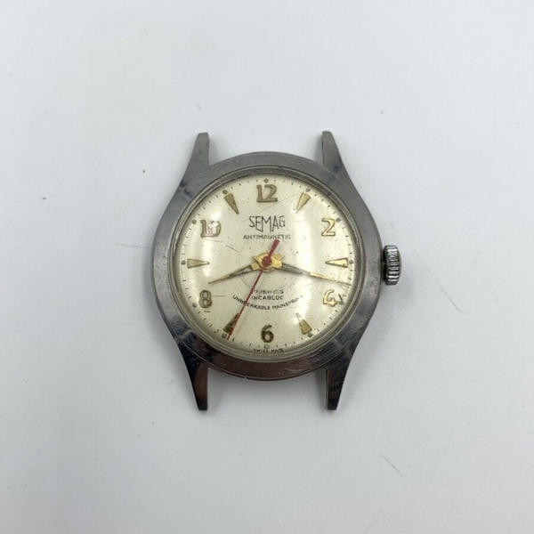 Vintage Semag Antimagnetic Incabloc 17 Jewels Swiss Watch Parts or ...