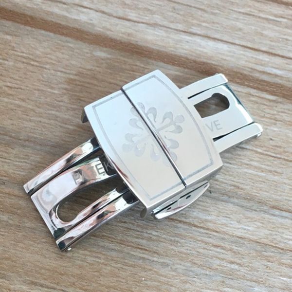 Silver Patek Clasp Buckle for Aquanaut Nautilus Patek Philippe Rubber ...