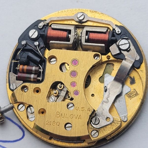 Accutron 2180 Movement and dial Running for parts | WatchCharts Marketplace