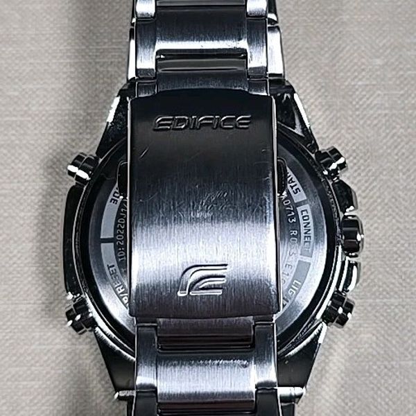 Casio Edifice Blue Dial Sports Tough Solar 100M Men's Watch ECB-950DB-2A | WatchCharts Marketplace