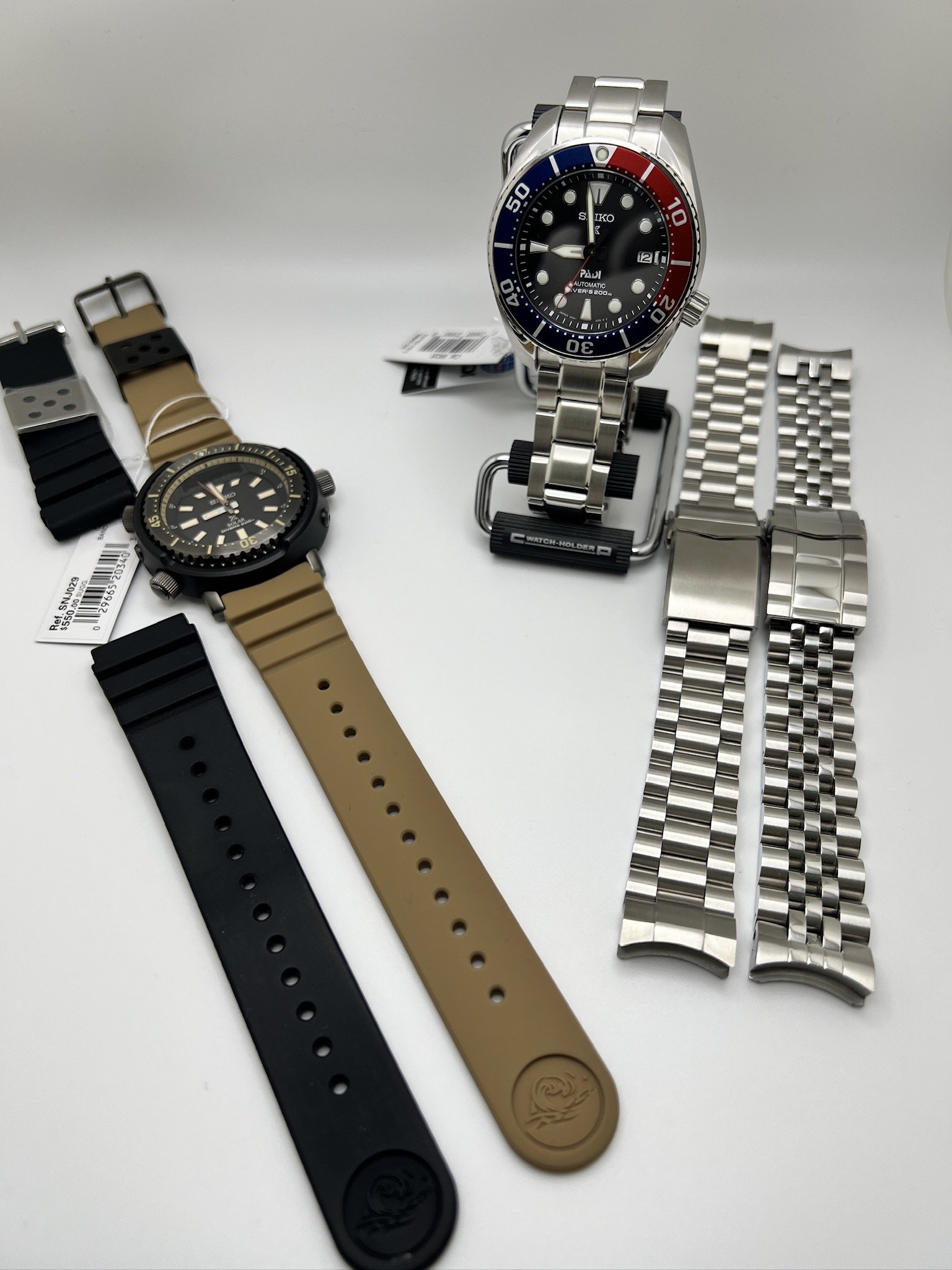Excellent 3rd Gen Seiko Pepsi Sumo SPB181 Includes Multiple Strapcode ...