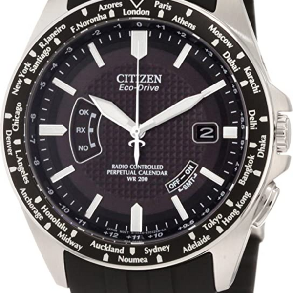 Citizen Eco-Drive Radio Controlled World Time A-T (CB0020-09E) Market ...