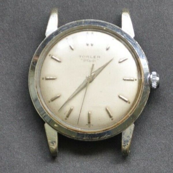 Vintage Mens watch Swiss TURLER PFADI INCABLOC automaitc (wind ...